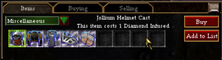 Jollium Armor & Weapons - Derptide